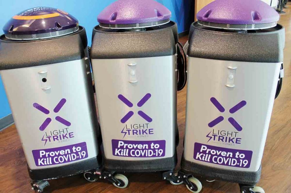 An Army of UVC Derm Destroying Robots